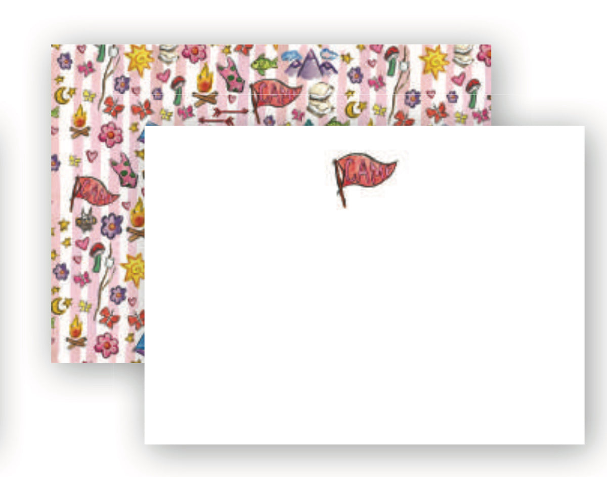 “Happy Camper” Note Cards – Over The Moon Gift