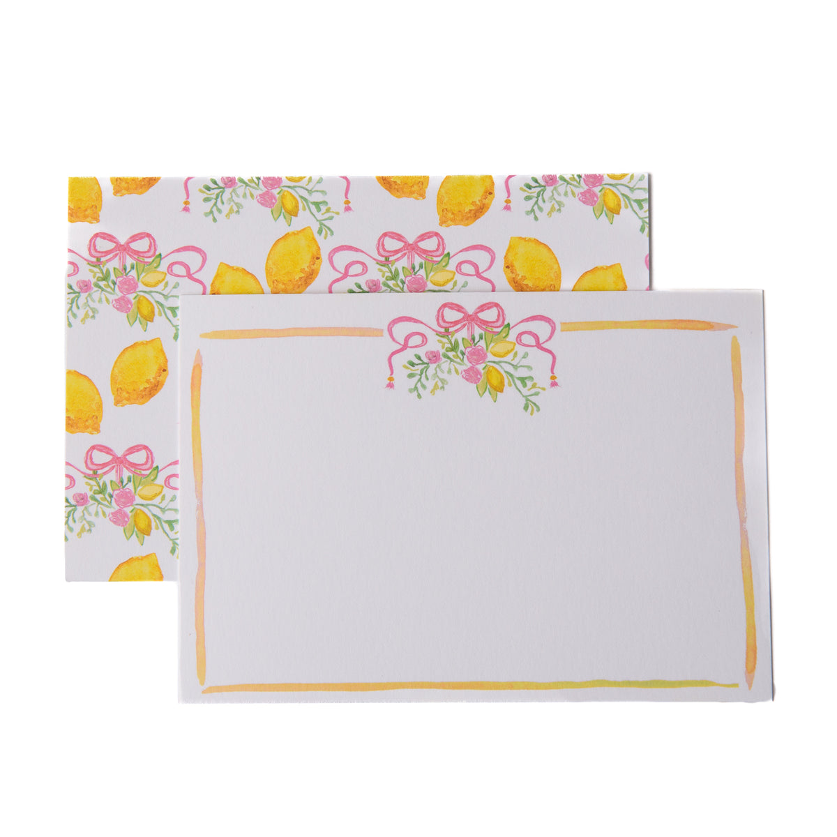Lemon & Bow Note Cards – Over The Moon Gift